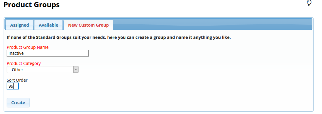 Inactivating Products